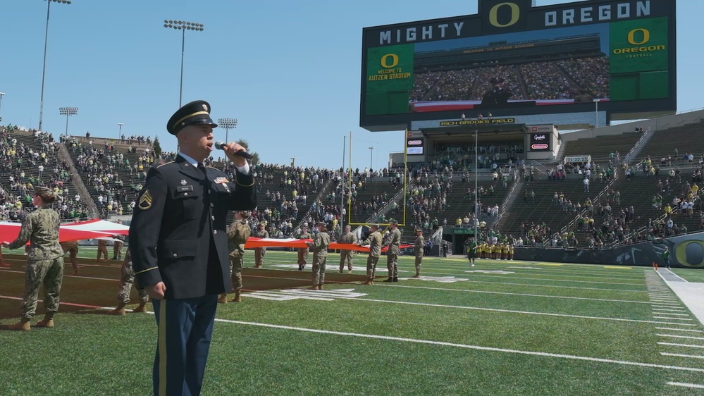 DVIDS - Video - University of Oregon Spring Game 2022 Oregon National ...