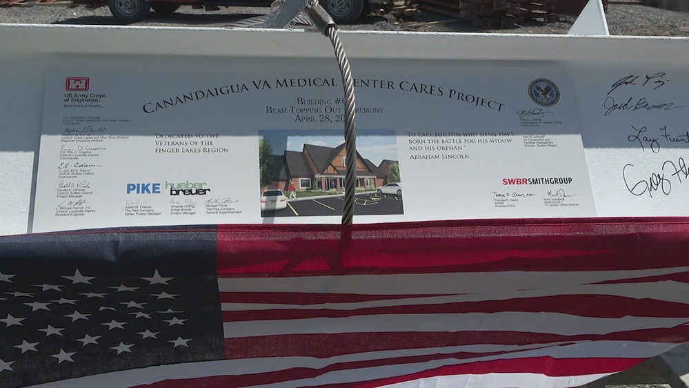 DVIDS - Video - B-Roll Canandaigua VA Building 2 Beam Topping