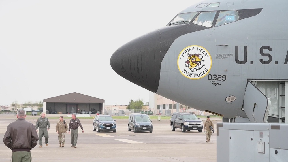 DVIDS - Video - Final flight for historic aircraft: first tanker ...