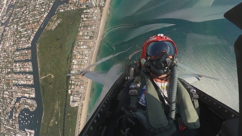 DVIDS - Video - Thunderbirds Beach Cockpit Footage