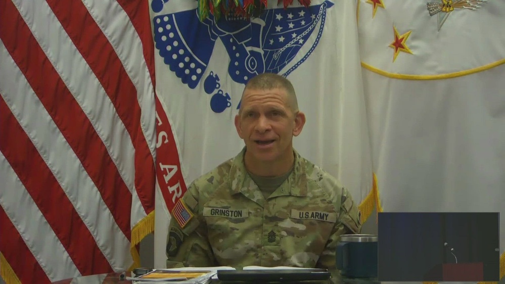 DVIDS - Video - 16th Sgt. Maj. of the Army Michael Grinston, shares his ...