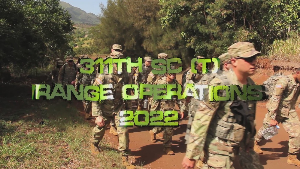 DVIDS - Video - 311th SC (T) Conducts 2022 Range Operations