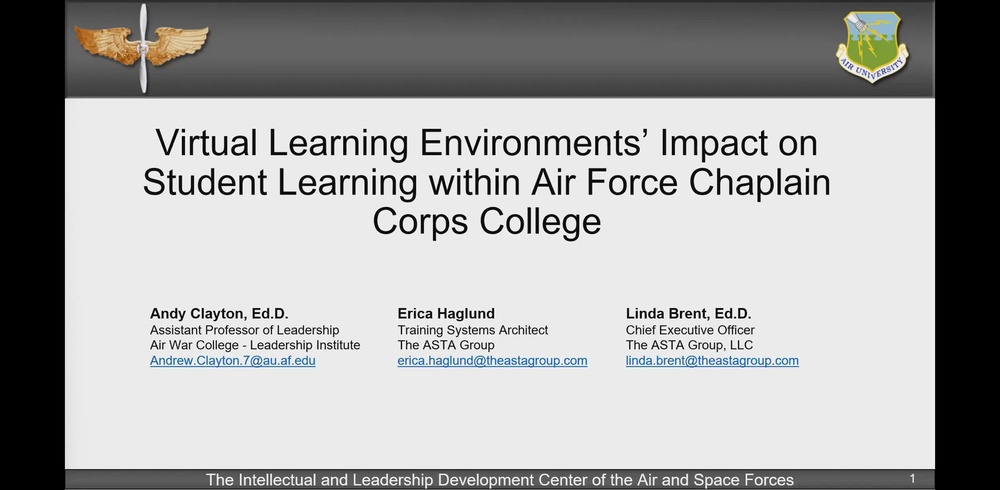 DVIDS - Video - Virtual Learning Environments' Impact on Student ...