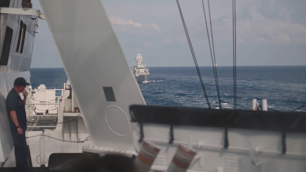 DVIDS - Video - United States Coast Guard Cutter Munro conducts at sea ...