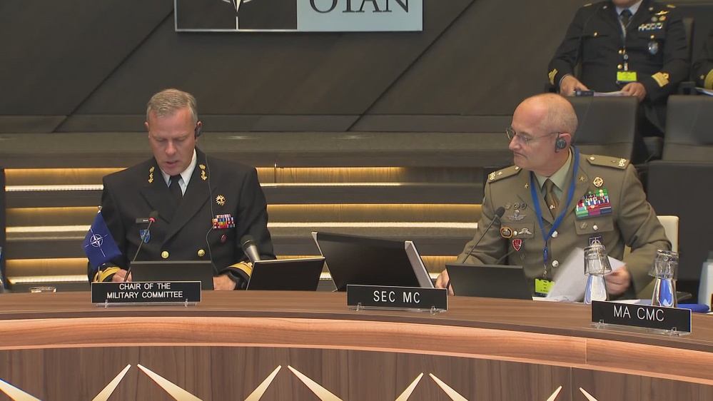 DVIDS - Video - Opening remarks by the Chair of the Military Committee ...