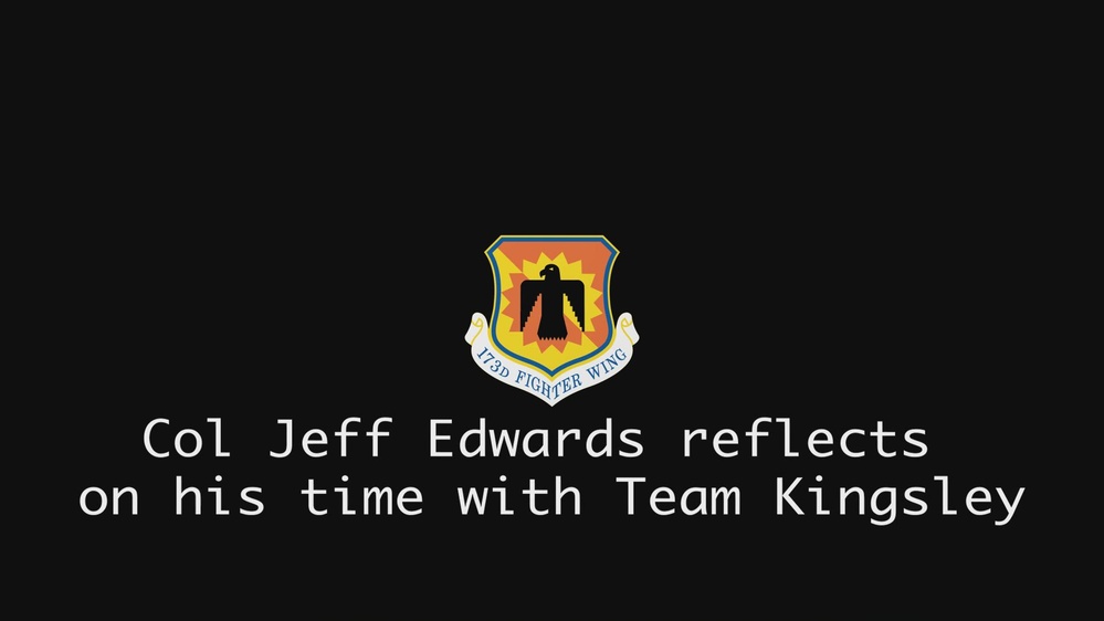 DVIDS - Video - Col. Edwards reflects on his time at Team Kingsley