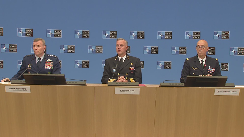 DVIDS - Video - Joint press conference by the Chair of the Military ...
