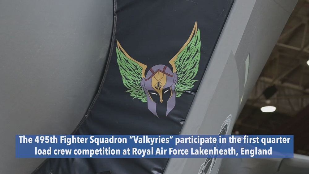 DVIDS - Video - 495th FS Load Crew Competition