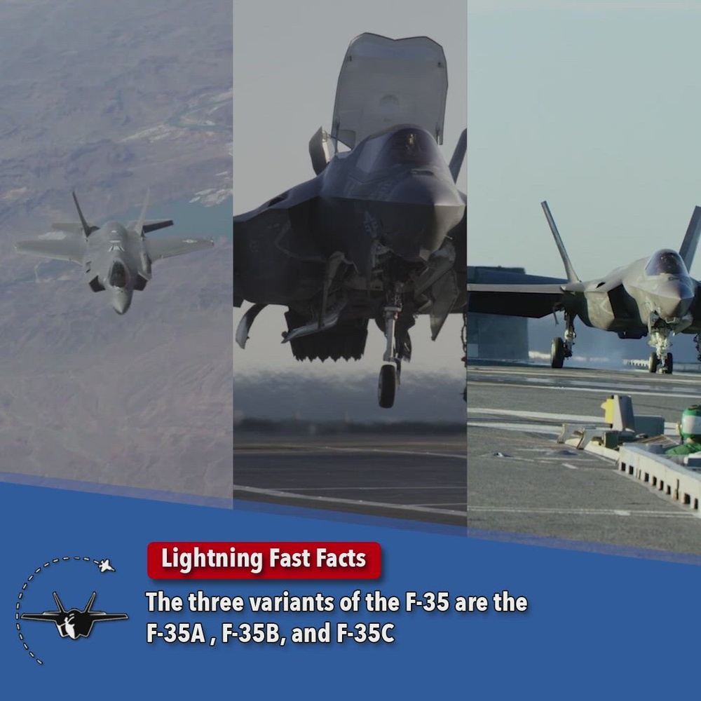 DVIDS - Video - Three F-35 Variants Lightning Fast Facts