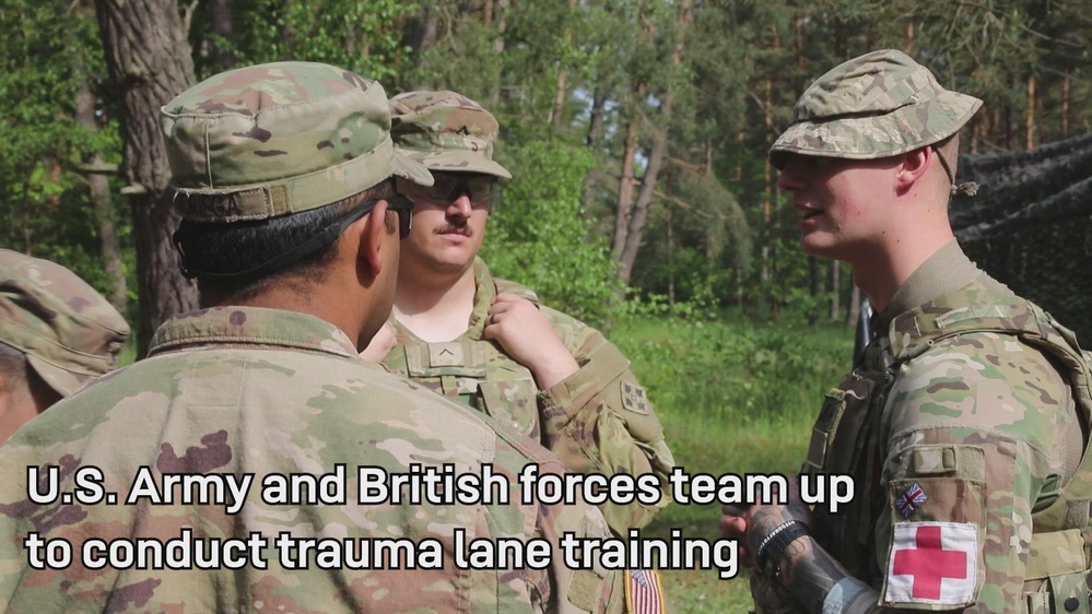 DVIDS - Video - U.S. and U.K. Forces Conduct Trauma Lanes