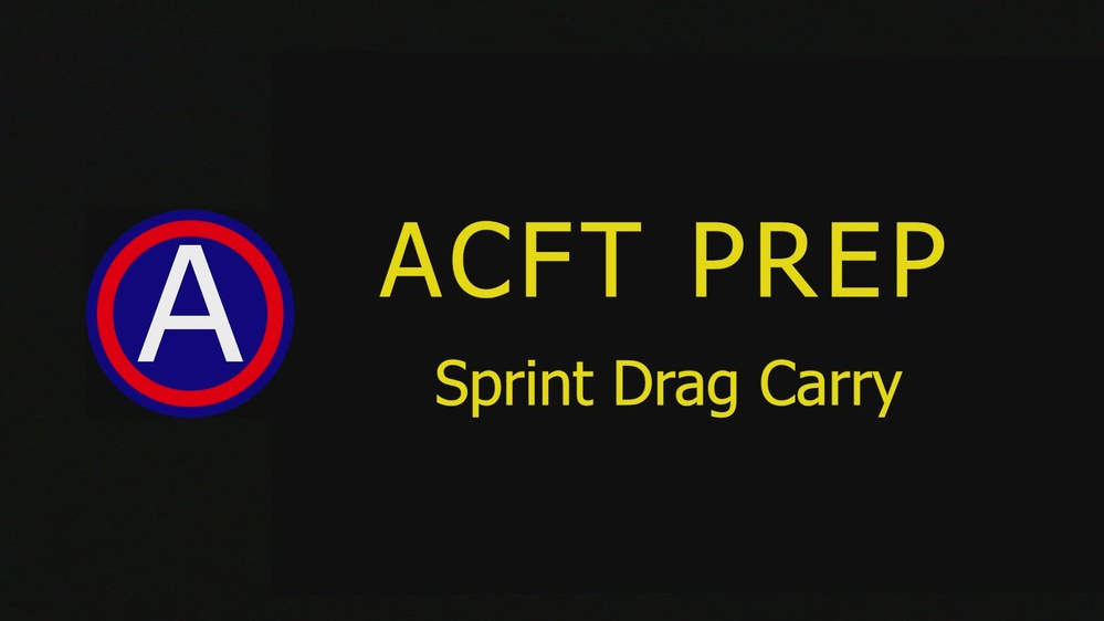 DVIDS - Video - ACFT Prep: Sprint Drag Carry