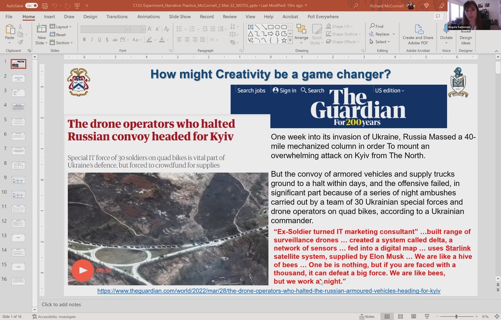 DVIDS - Video - Improving Creative Thinking Through Narrative Practice ...