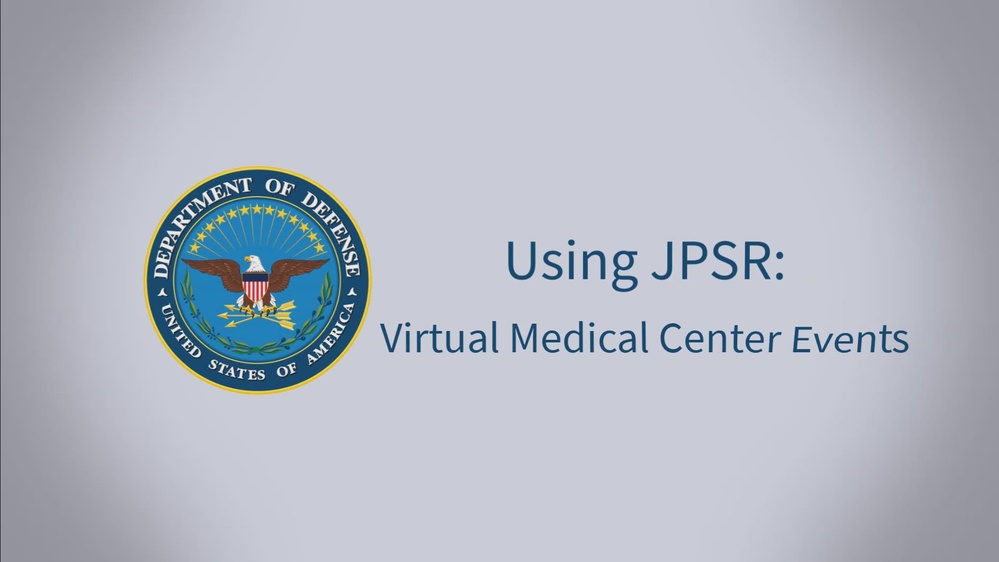 DVIDS - Video - JPSR 2.18 Virtual