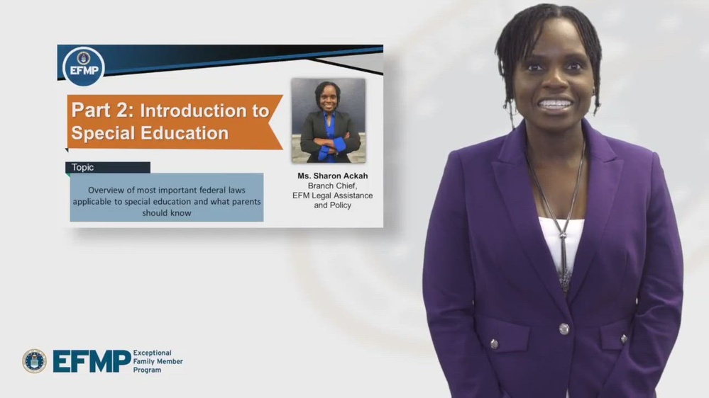 DVIDS - Video - EFM Legal Series SPED pt2