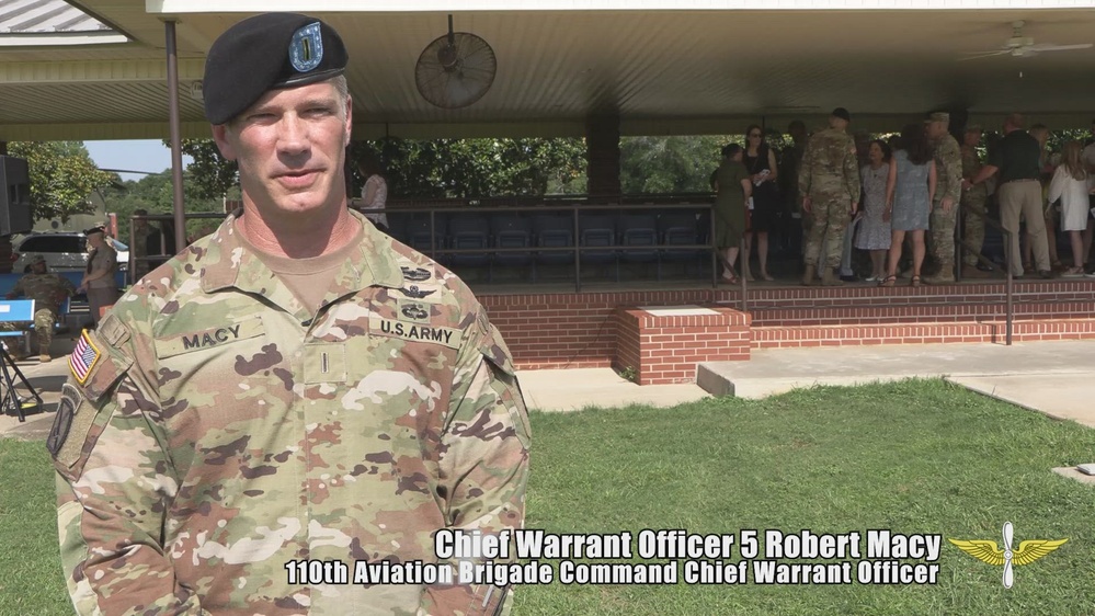 DVIDS - Video - 110th Aviation Brigade Command Chief Warrant Officer ...