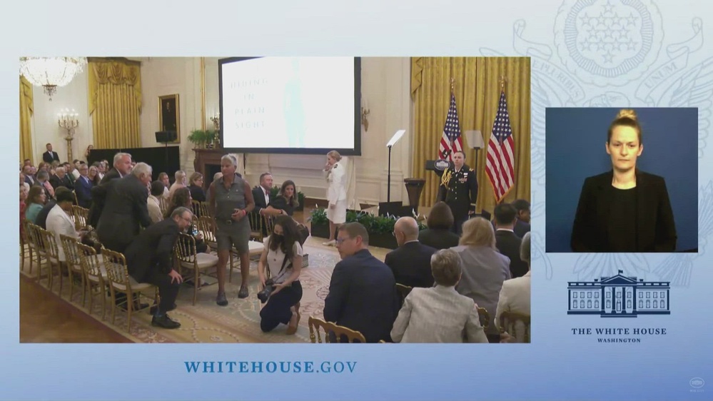 DVIDS - Video - The First Lady Delivers Remarks on the PBS Documentary, Hiding in Plain Sight ...