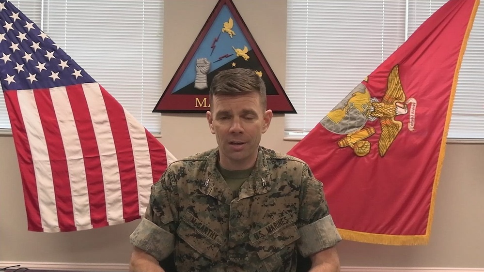 DVIDS - Video - Marine Air Control Group-28 Col. Michael McCarthy interview