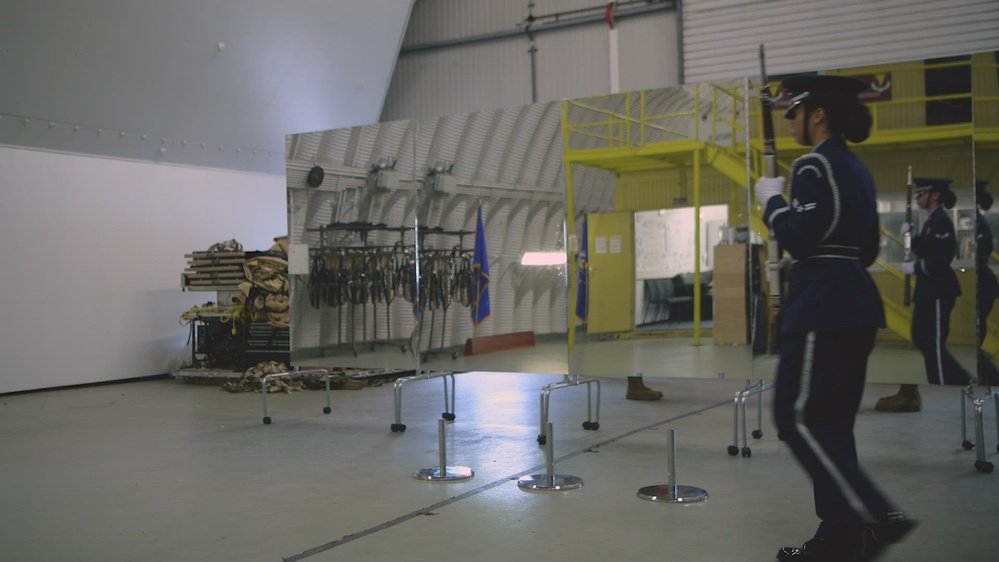 DVIDS - Video - Ramstein Air Base Honor Guard Colors (B-Roll)