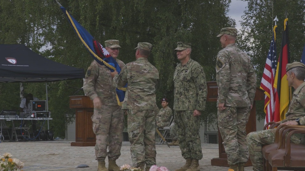 DVIDS - Video - Special Operations Command Europe Change of Command for ...
