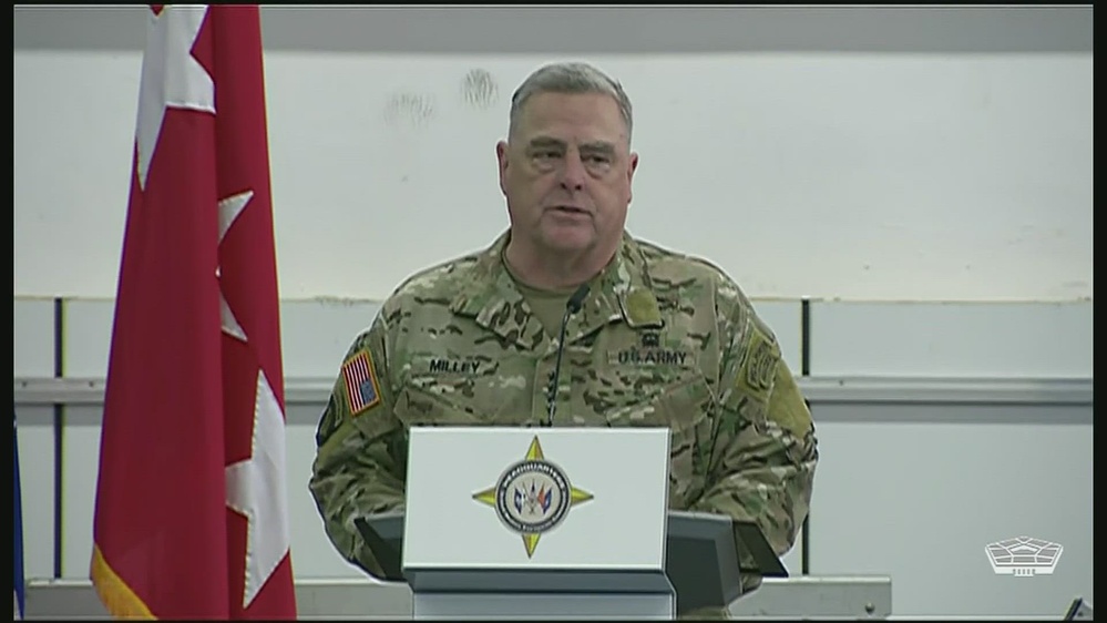 DVIDS - Video - Austin, Milley Speak at Eucom Ceremony