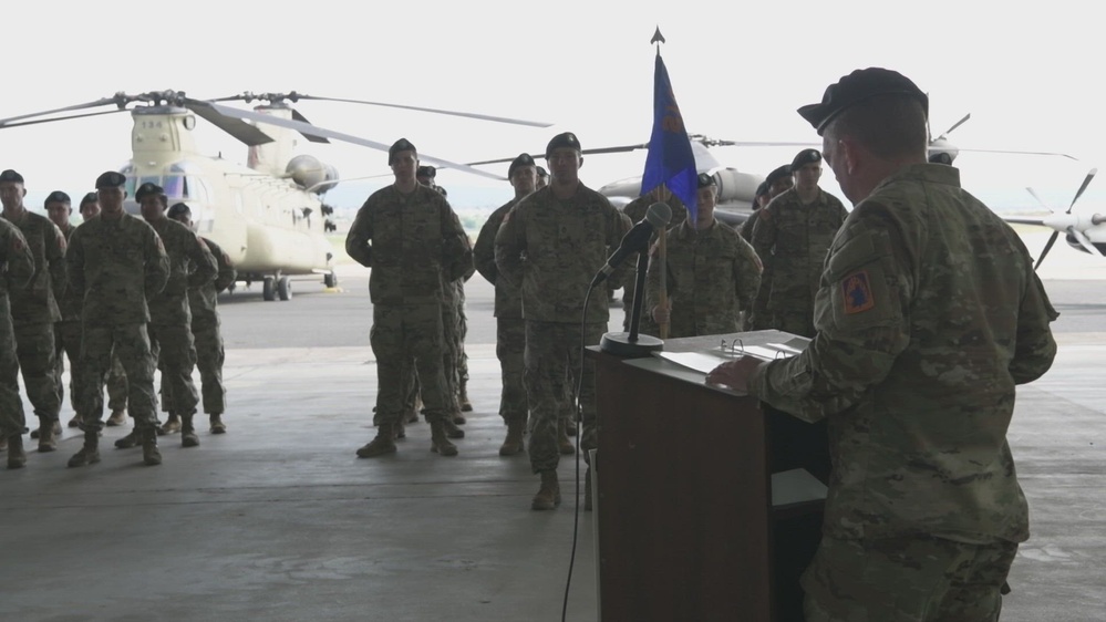 DVIDS - Video - 1-214th Aviation Regiment conducts change of ...