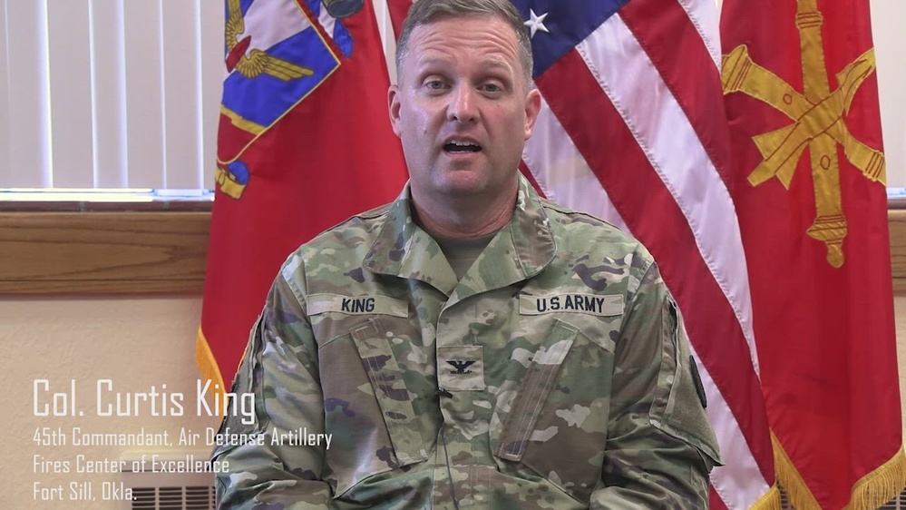 DVIDS - Video - Col. Curtis King 45th Commandant