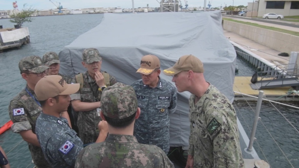 DVIDS - Video - ROK Sailors visit USV Seahawk