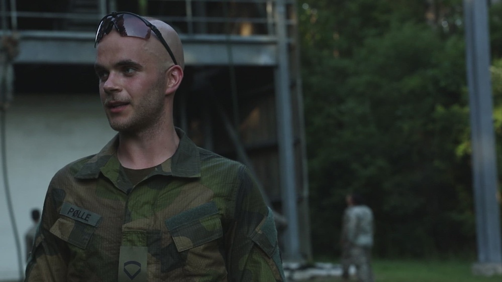 DVIDS - Video - Exercise Burmese Chase: Static Fast Rope Training