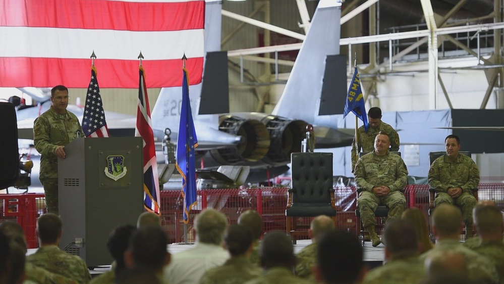 DVIDS - Video - RAF Lakenheath 48th AMXS Change of Command Ceremony
