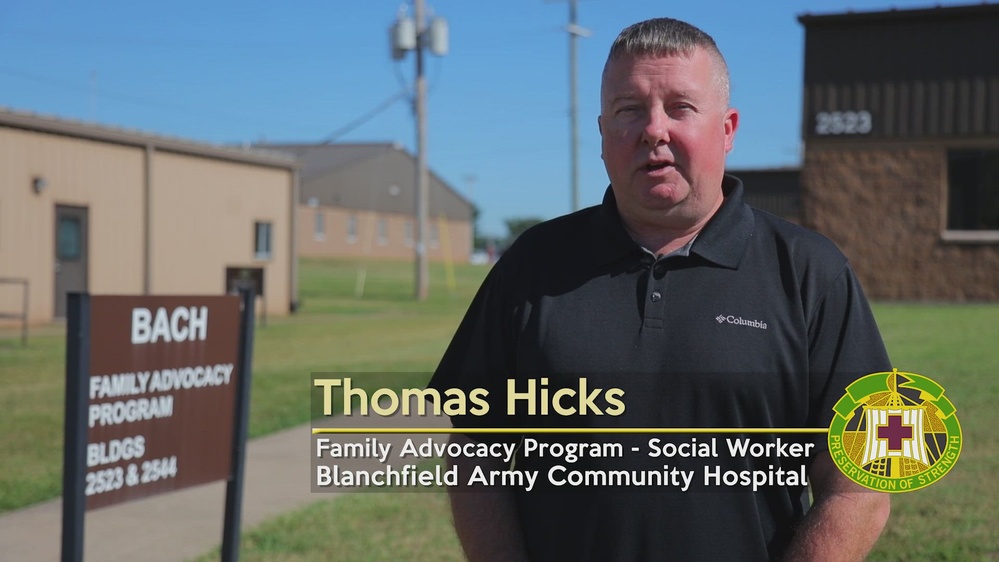DVIDS - Video - Thomas Hicks Promotes Family Advocacy Program