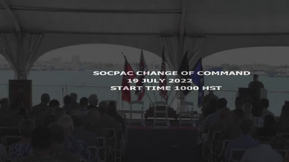 DVIDS - Video - SOCPAC Change of Command