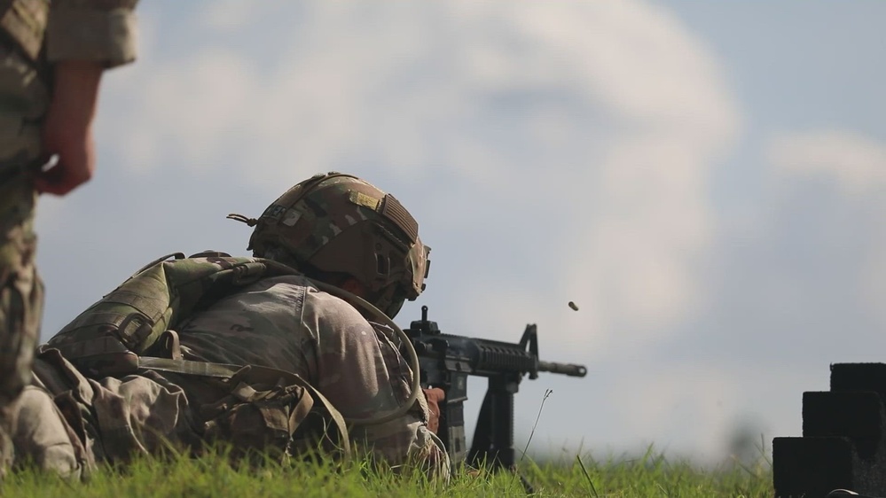 DVIDS - Video - XVIII Airborne Corps Best Squad Competition M4 Range