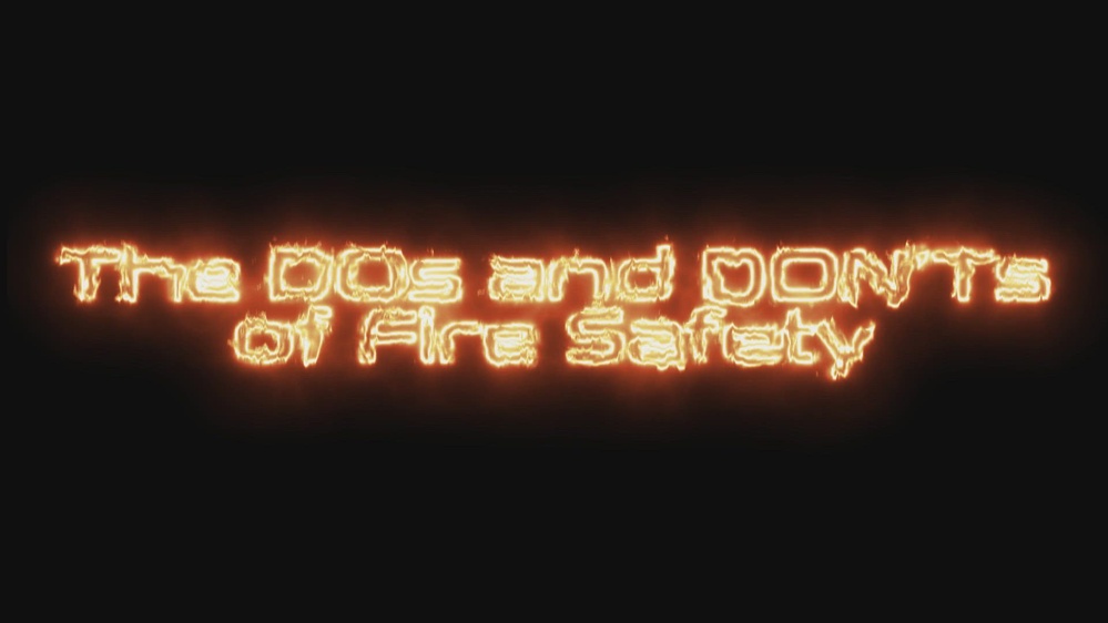DVIDS - Video - The DOs and DON'Ts of Fire Safety with the 56 CES