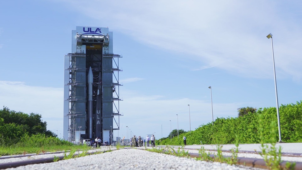 DVIDS - Video - ULA's Atlas V 421 Rocket Roll Out Stringer
