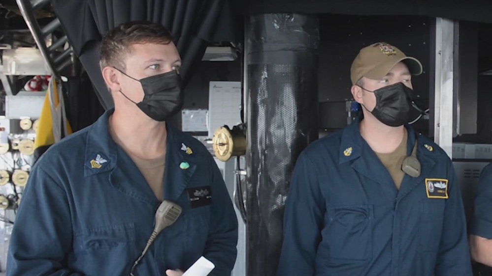 DVIDS - Video - USS Tulsa (LCS 16) Blue Crew Holds Sea and Anchor Debrief