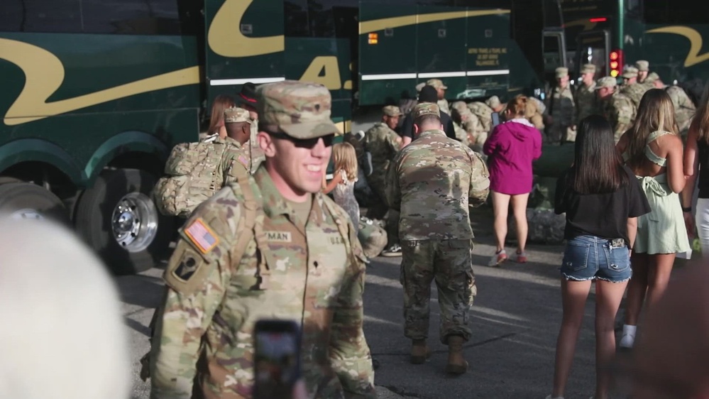 DVIDS - Video - C Troop, 1st Squadron, 153rd Cavalry Returning Home