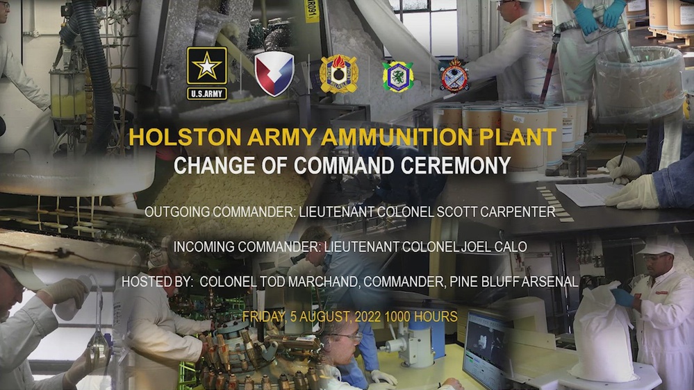 DVIDS - Video - Holston Army Ammunition Plant Change of Command ...
