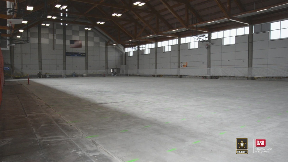 DVIDS - Video - B-Roll: Army engineers renovate main gym at Fort Wainwright