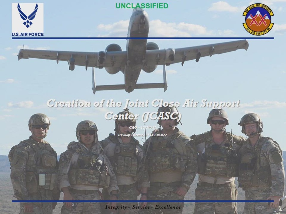 DVIDS - Video - Creation of the Joint Close Air Support Center