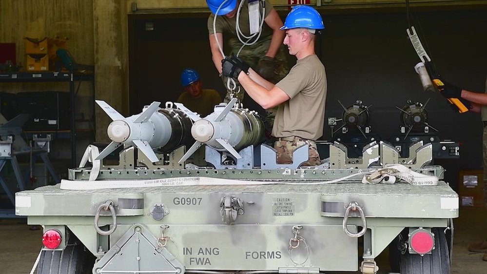 DVIDS - Video - 122nd Fighter Wing conducts combat munitions training