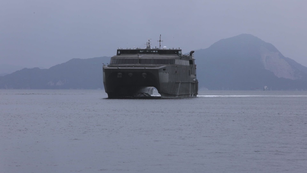 DVIDS - Video - USNS Guam (T-HST-1) Docks at MCAS Iwakuni in support of ...