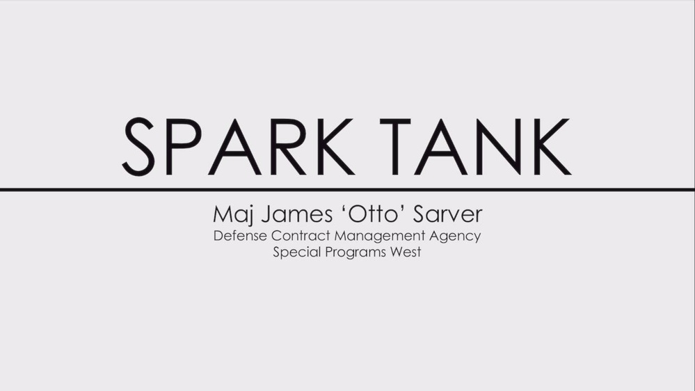 DVIDS - Video - AFMC Spark Tank Submission Video: Maj. James Sarver