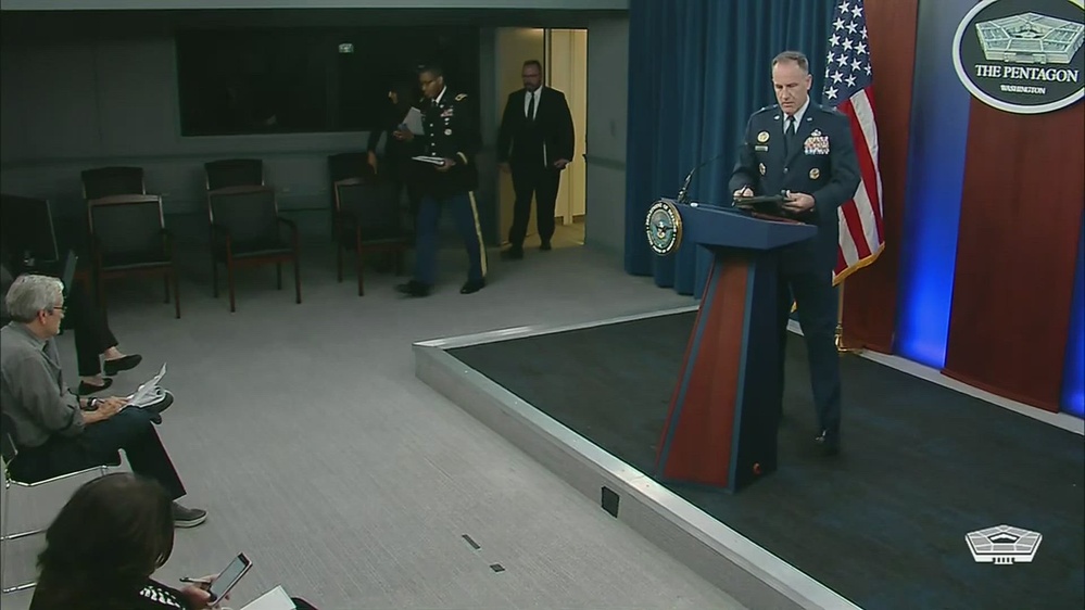 DVIDS - Video - Pentagon Press Secretary Holds Briefing