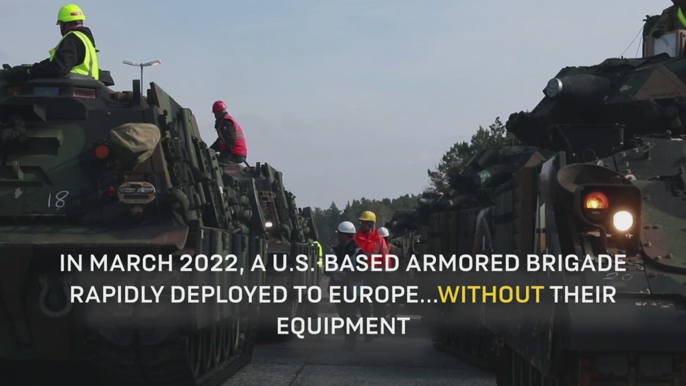 DVIDS - Video - V Corps Army Prepositioned Stock Highlight Video