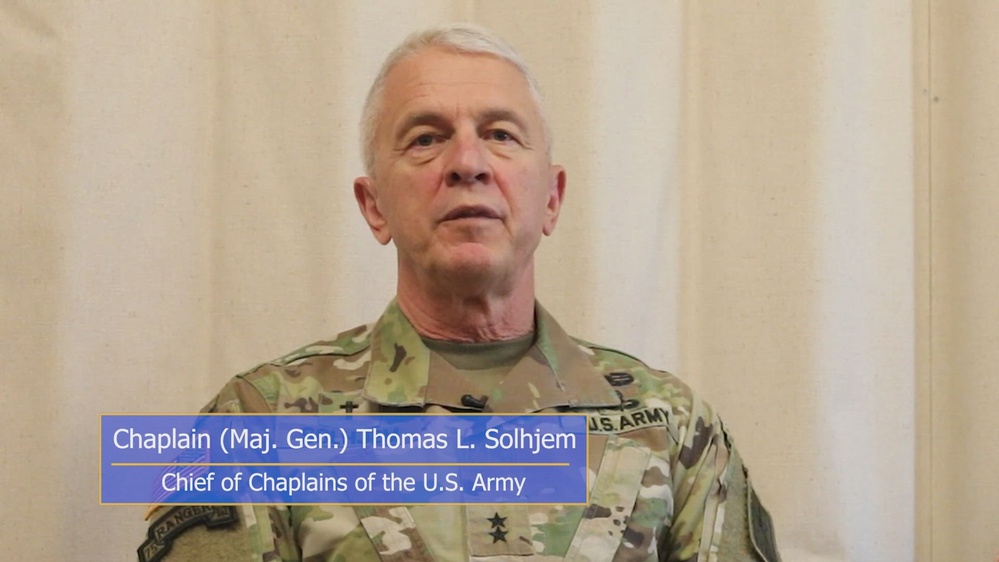 DVIDS - Video - Chaplain Maj. Gen. Thomas Solhjem introduces new ...