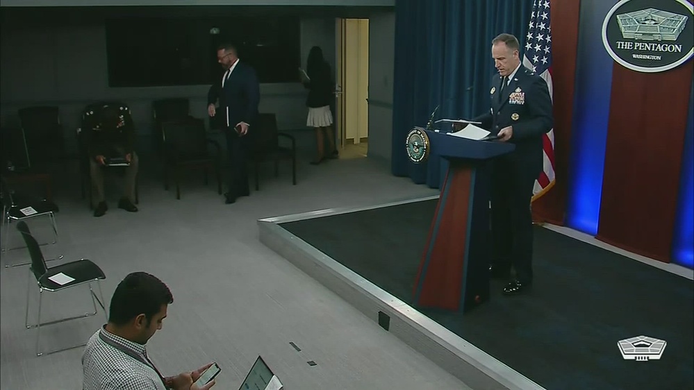 DVIDS - Video - Pentagon Press Secretary Holds Briefing