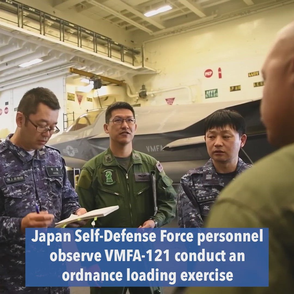 DVIDS - Video - JSDF observe VMFA-121 ordnance load exercise