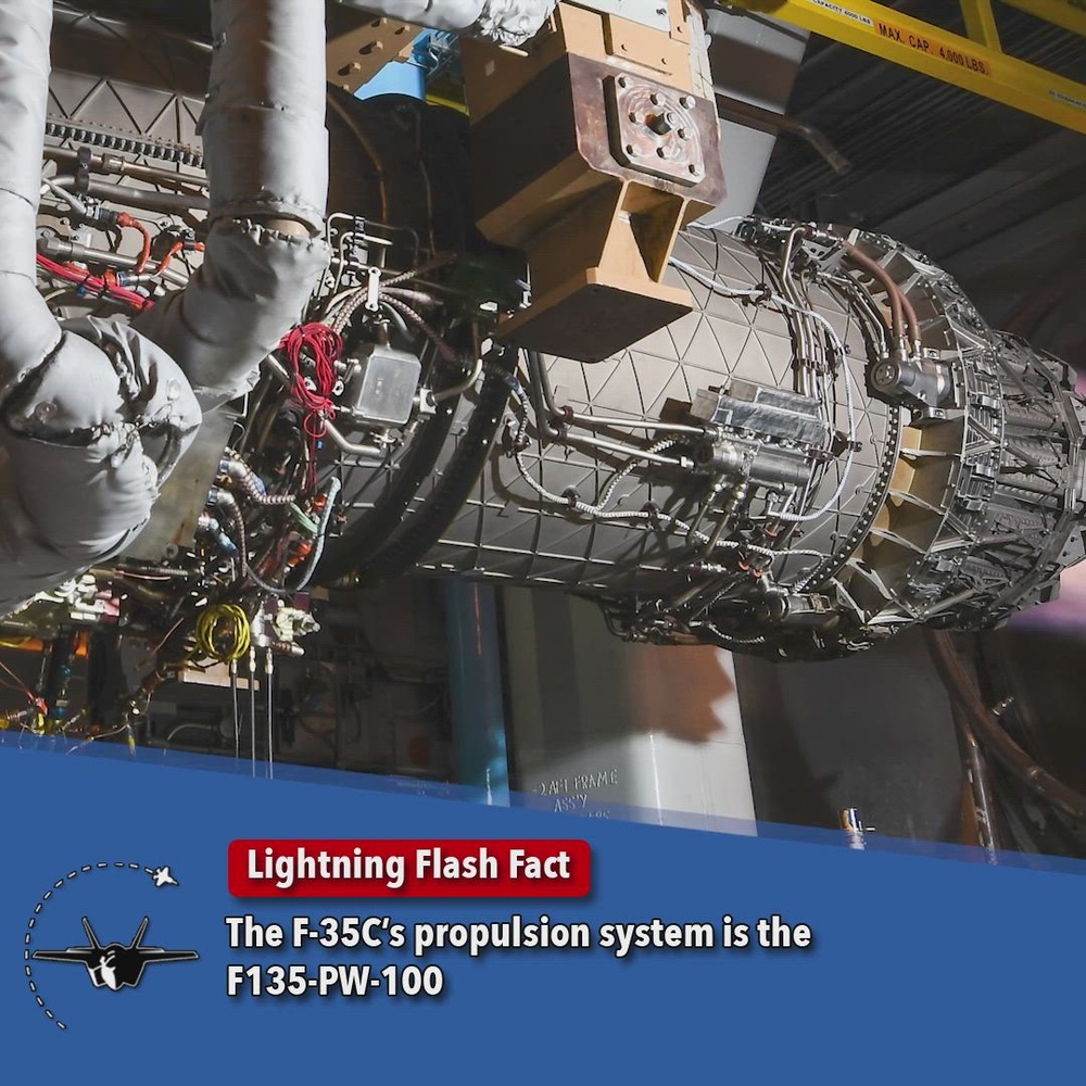 DVIDS - Video - F-35C Propulsion System Lightning Flash Fact