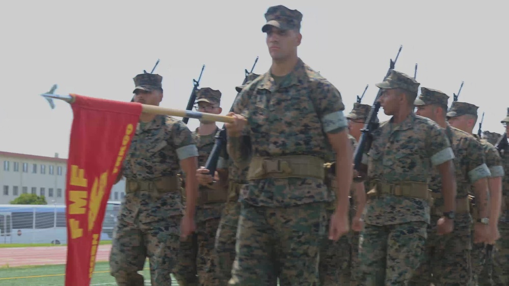 DVIDS - Video - 3D Marine Division Battle Colors Rededication Ceremony ...