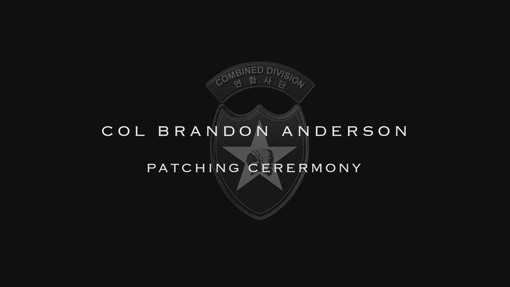 DVIDS - Video - 2ID/RUCD DCG-M Patching Ceremony